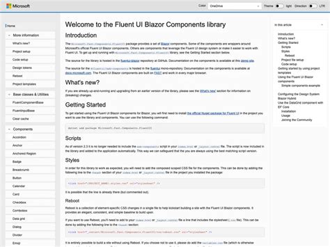 Fluentui Blazor
