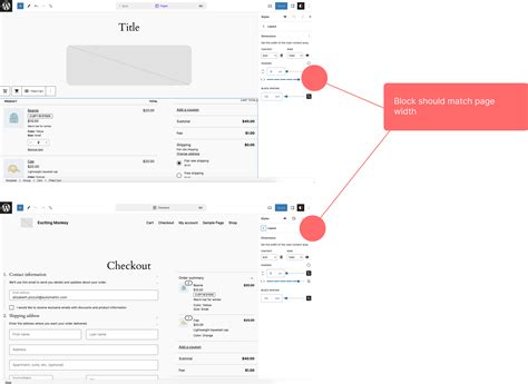 Cart And Checkout Templates Are Not Aligned With The Store Width