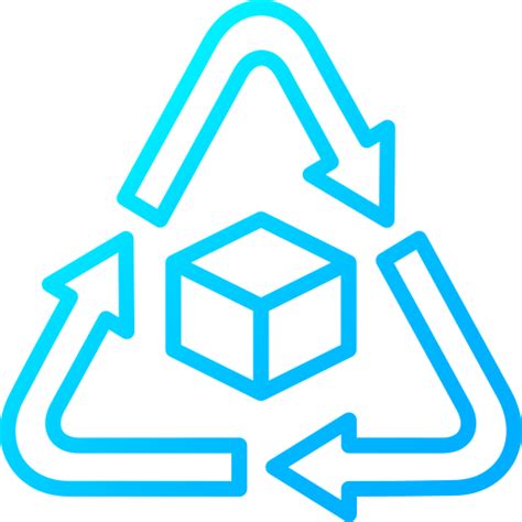 재활용 가능한 재료 무료 산업개 아이콘