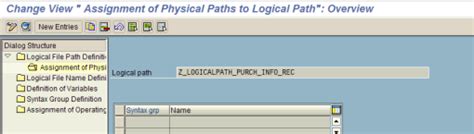 Create Logical Path And File For Lsmw Sap Tribal Knowledge