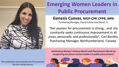 Marcheta Gillespie Fnigp Cppo Nigp Cpp Cpm Cppb Cpm On Linkedin Womenprocurementleaders