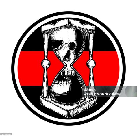 두개골 장식 골동품 죽음의 모래 시계 그림 손으로 그린 타로 카드 도트워크 문신 힙스터 티셔츠 디자인 빈티지 스타일 포스터를 위한 스케치 문신 디자인 벡터 계시기에 대한