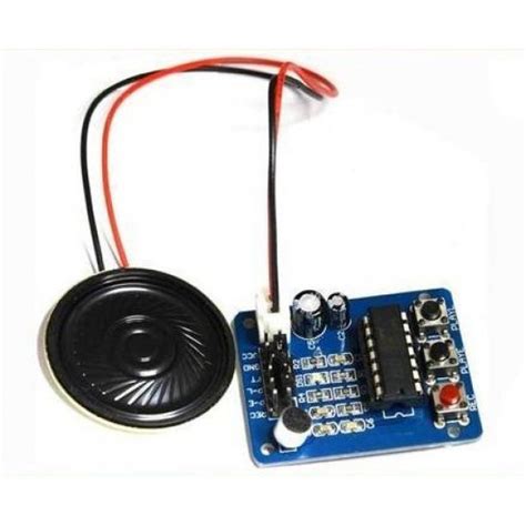 Isd1820 Recording Module Voice Board With On Board Mic And Loud Speaker
