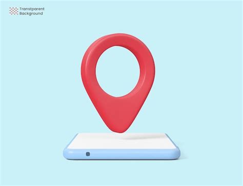Premium Psd Geolocation Map Mark Point Location 3d Realistic Rendering Illustration