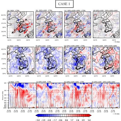 Increments Of Ad Water Vapor Mixing Ratios G Kg⁻¹ And Wind Vectors