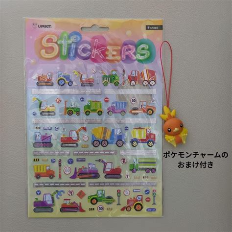 Uprint 車両ステッカーシート ポケモン チャームのおまけ付き メルカリ