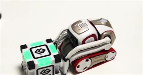 Robot Flips Cubes White Background Artificial Intelligence — Stock Video © Namak 490205392