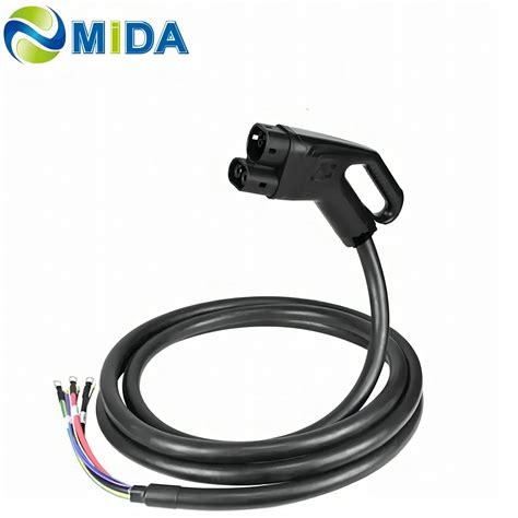80a Dc Ccs Combo 2 Fast Ev Charger Connector Plug China Dc Fast