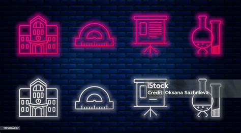 도 측정라인 각도기 그리드 그래프 일정 차트 다이어그램 인포그래픽 원형 그래프 학교 건물 및 시험관 및 플라스크 화학 실험실 테스트가 있는 금융 보드를 설정합니다 벡터 0