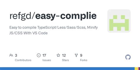 Github Refgdeasy Complie Easy To Compile Typescriptlesssassscss