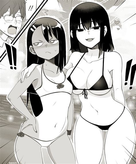 Nagatoro Hayase Hachiouji Naoto And Nagatoro Misaki Ijiranaide Nagatoro San Drawn By Nona