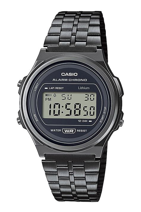 Casio Унисекс дигитален часовник Тъмносив Emag Bg