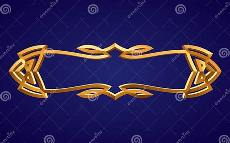 Frame Medieval Game Ui Empty Rectangle Frame In Old Style Interface