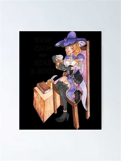 Genshin Impact Lisa Watercolor Book Poster For Sale By Xavierardiner