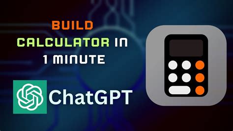 Build A Calculator App In Less Than 1 Minute Using Chatgpt Chatgpt Openai Youtube