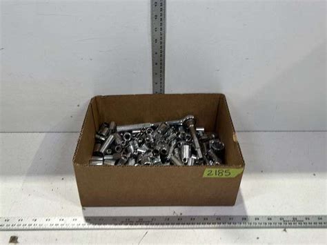 Assorted Sockets Socket Wrench Wild Rose Auction Services