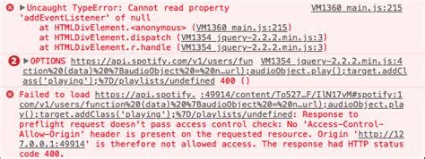 Html Javascript Spotify Api Fetching Playlist Tracks Stack Overflow
