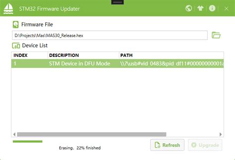 Github Seasailsoftwaredfutools Stm32 Firmware Updater