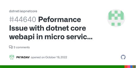 Peformance Issue With Dotnet Core Webapi In Micro Service Acrchitecture