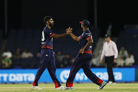 Saurabh Netravalkar Struck Three Times