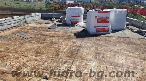 Доставка и монтаж на хидроизолация на плосък покрив Билдстрой Проект 99 ЕООД