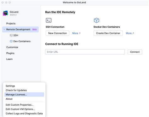 Register Goland Goland Documentation