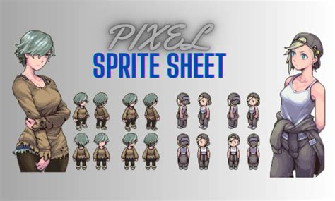 Create Pixel Art Character D Sprite Sheet D Game Animation For Rpg Game By Jay Art Fiverr