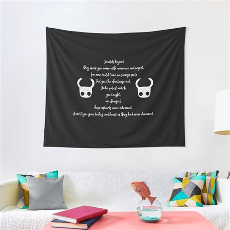 Hollow Knight Poem Tapestry By Redbubbel Redbubble