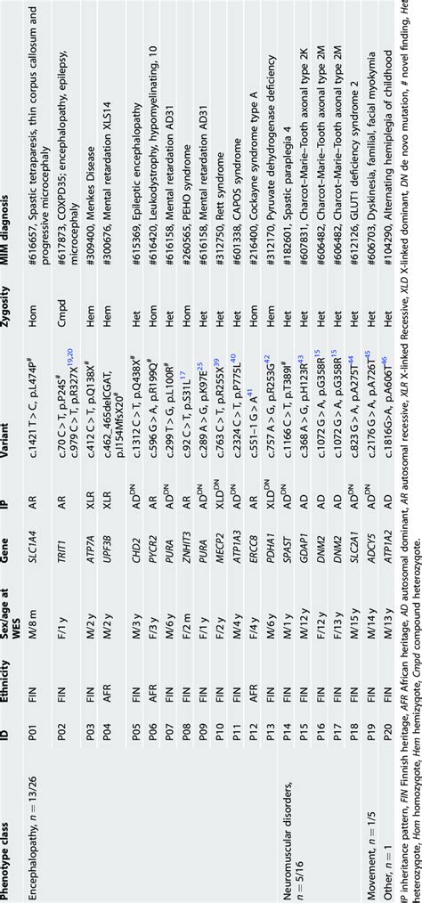 Molecular Diagnoses Discovered By Wes Download Scientific Diagram