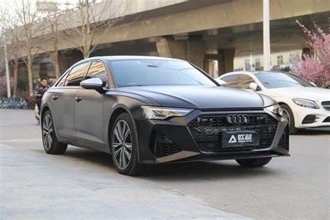 奥迪a6全车改色贴膜陶瓷黑银耳后视镜rs6前杠全车镀铬条黑化 知乎