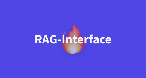 Run Py AFischer RAG Interface At Main