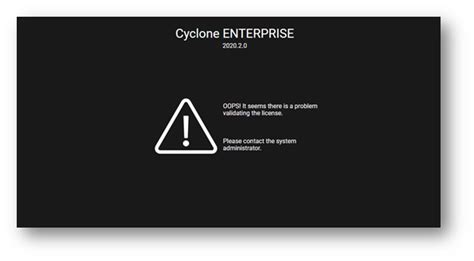 Problem Validating The License Message With A Valid License
