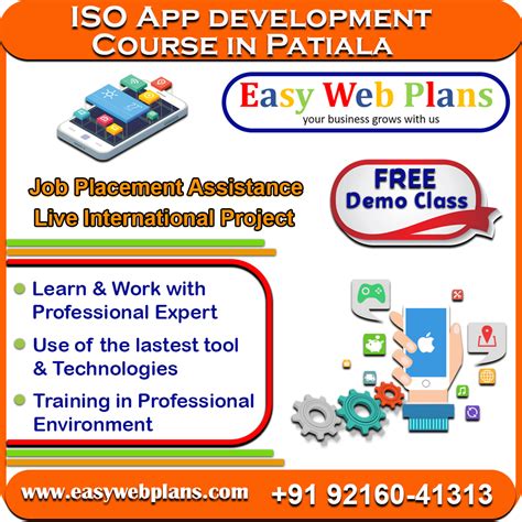 Best Ios App Development Course In Patiala Dial 91 9216041313
