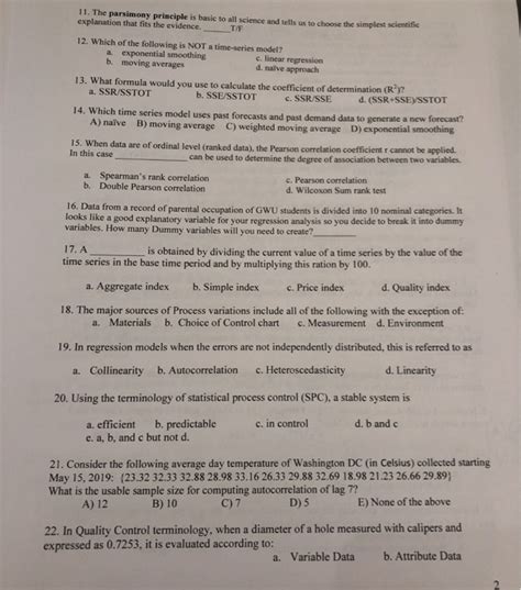 Solved The Parsimony Principle Is Basic To All Science Chegg Com