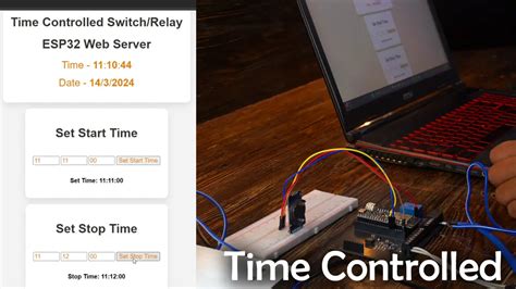 Time Controlled Switch Using ESP32 Web Server And DS3231 RTC