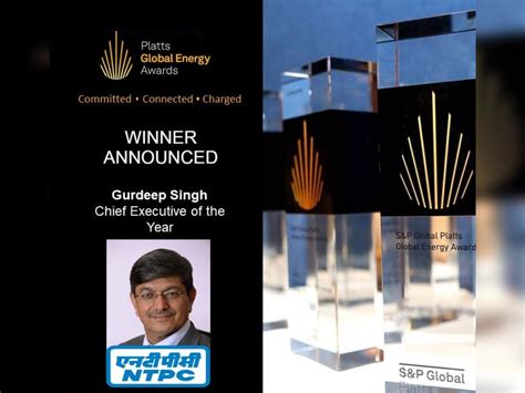 Ntpc Cmd Gurdeep Singh Bagged The Title Of Ceo Of The Year