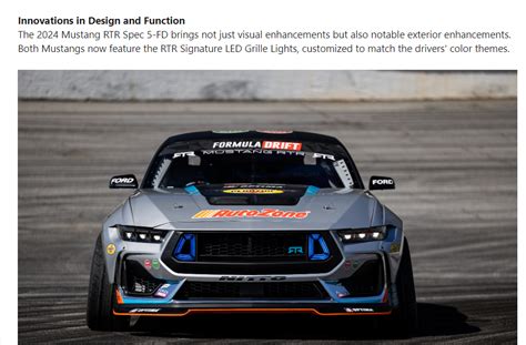 First Look 👀 James Deane And Ben Hobsons 2024 Mustang Rtr Spec 5 Fd Liveries Mustang7g