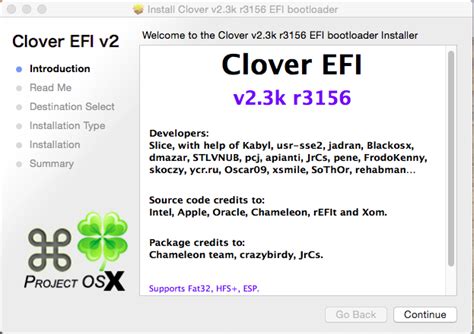 Clover Bootloader Legacy Installer Sectery