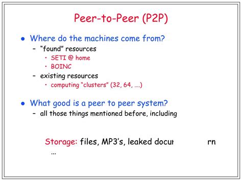 Ppt Peer To Peer Distributed Systems Powerpoint Presentation Free Download Id1824206