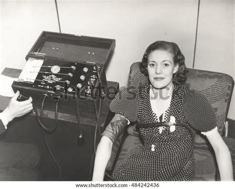 Woman Taking Polygraph Test Stock Photo 484242436 Shutterstock