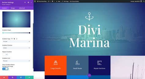 Using The Divi Gradient Builder Elegant Themes Documentation