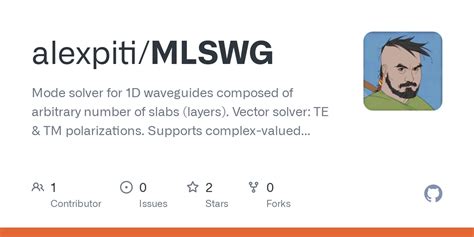 Github Alexpitimlswg Mode Solver For 1d Waveguides Composed Of Arbitrary Number Of Slabs