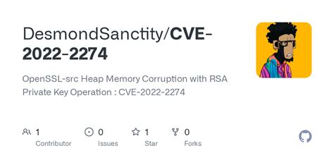 Github Desmondsanctitycve 2022 2274 Openssl Src Heap Memory