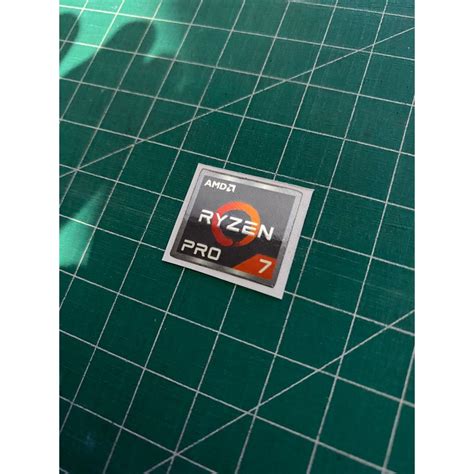 Jual Stiker AMD Ryzen 7 Pro Mengkilap Mengkilat Shopee Indonesia