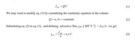 Groundwater Hydrology V Advection Dispersion Diffusion And Sorption Water Resources And