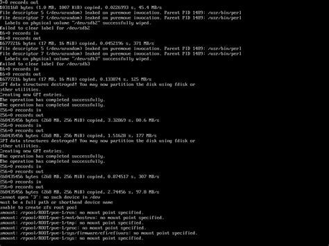 Unable To Create Zfs Root Pool Rproxmox