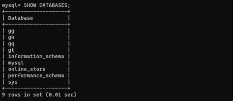 How To Show The List Of All Databases In Mysql Serverspace Tutorials