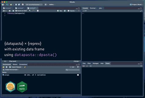 Using Datapasta With Reprex • Reprex