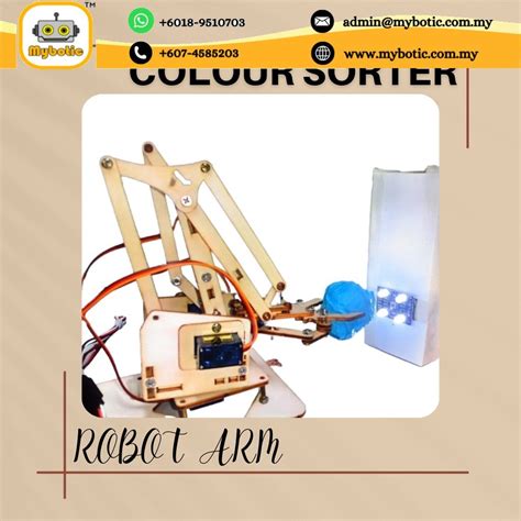 Colour Sorter Robot Arm With Tcs3200d Colour Sensor Shopee Philippines