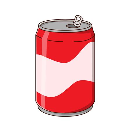 Soda Can Vector Illustration In Cartoon Style 21503836 Vector Art At